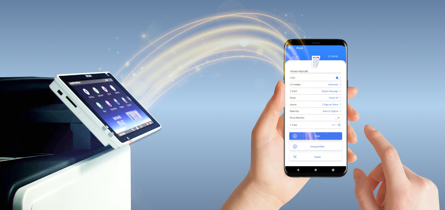 Veilig mobiel printen met RICOH myPrint | Ricoh Nederland